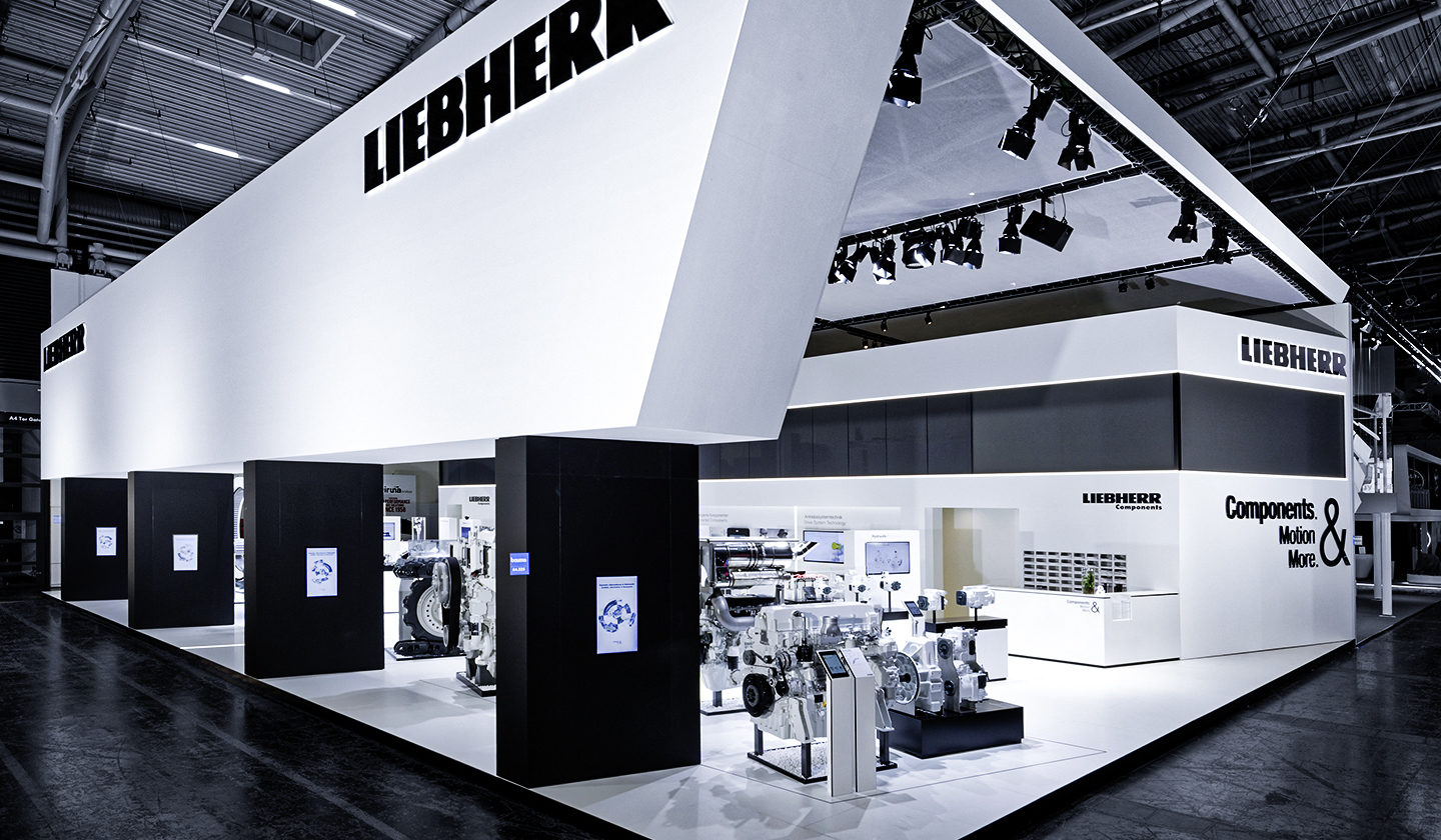 Liebherr Messestand Referenz | meplan