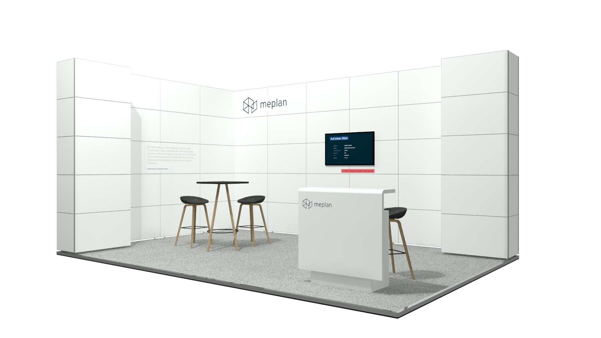 Trade fair booth system | meplan