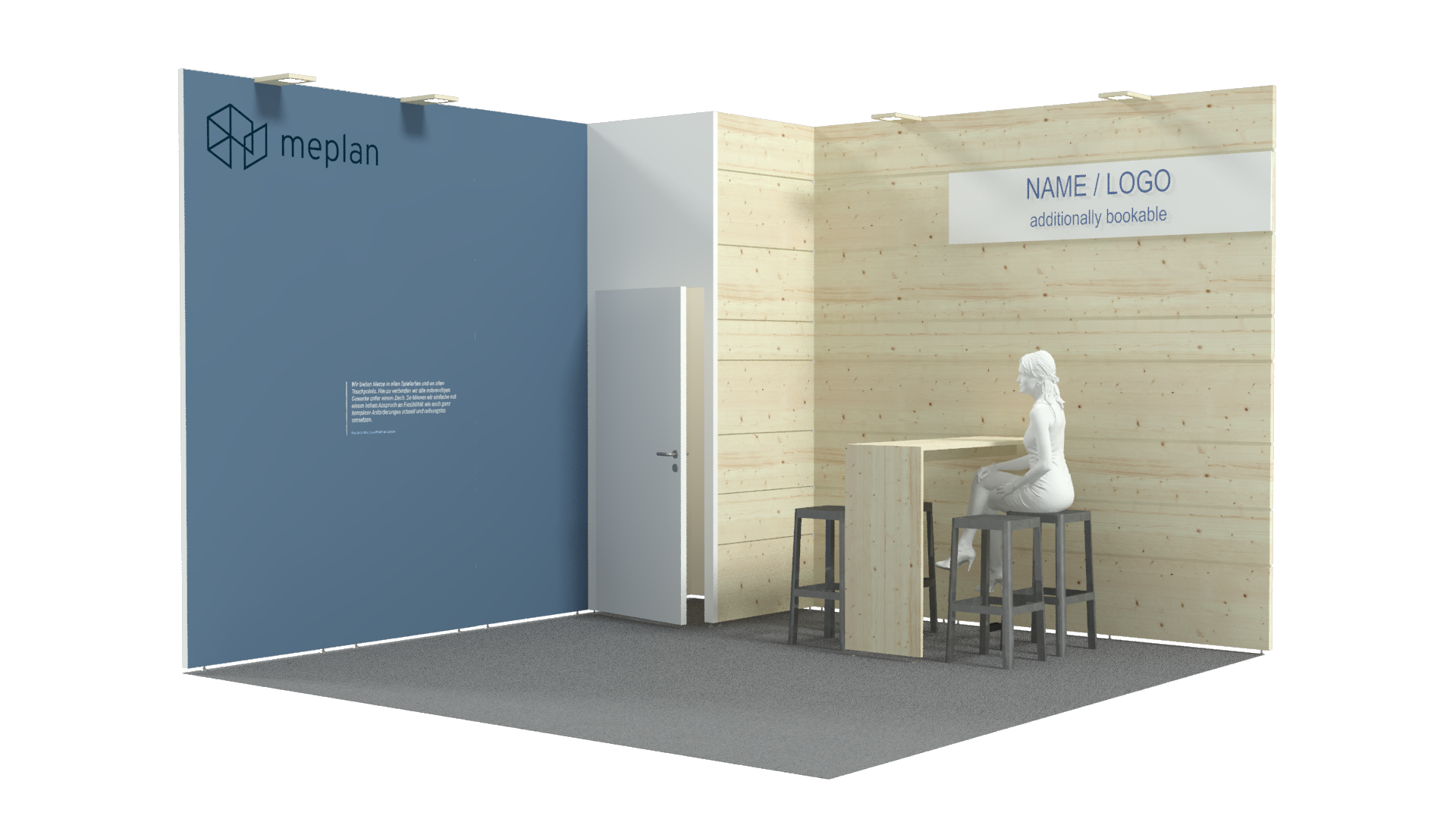 meplan-woodii | System Messestand | meplan